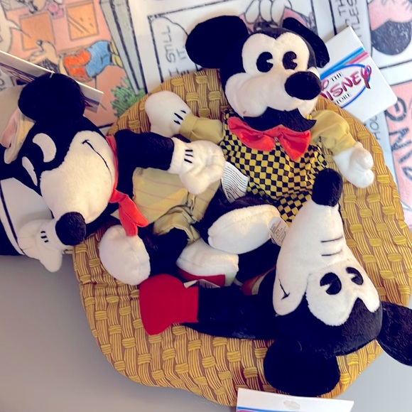 Toys | Mickey Mouse Classic Comic Bean Bag Set | Poshmark